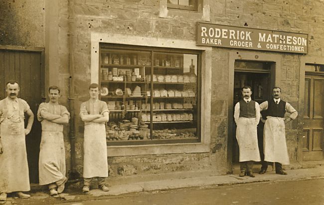 Matheson's Baker, Grocer & Confectioner - Cromarty Archive